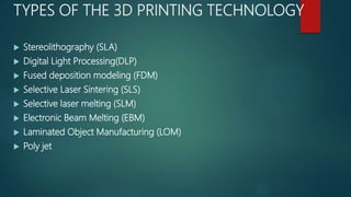 Introduction to 3D printing | PPTX