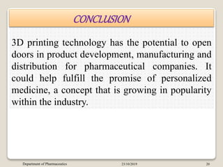 3 d printing presentation | PPT