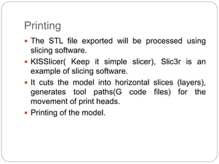 3 d printing slide | PPSX