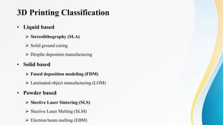 3D Printing Technology.pptx | 3-D Graphics | Computer Software and ...