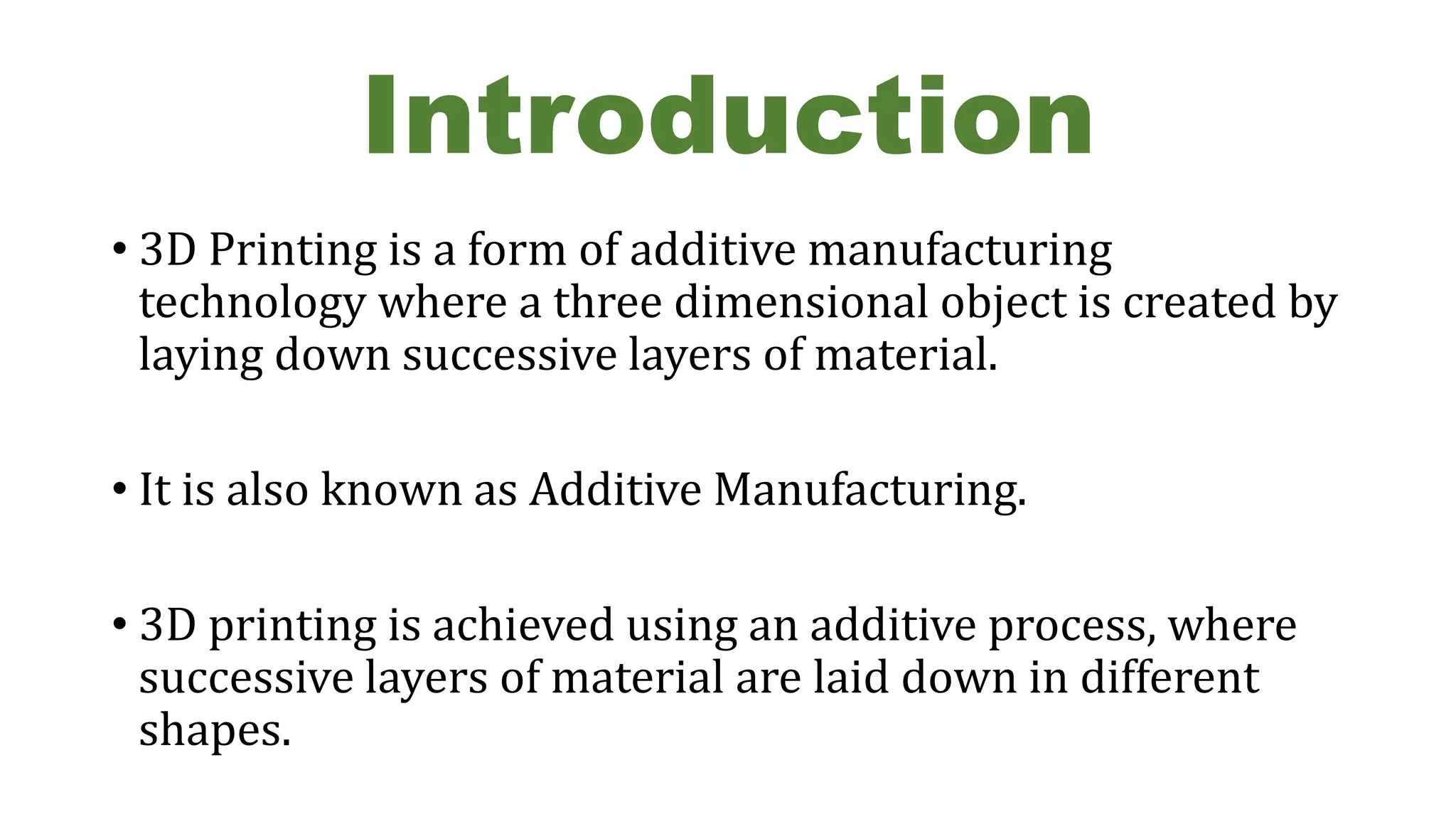 3D printing technology | PPTX