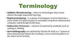3D printing technology | PPTX