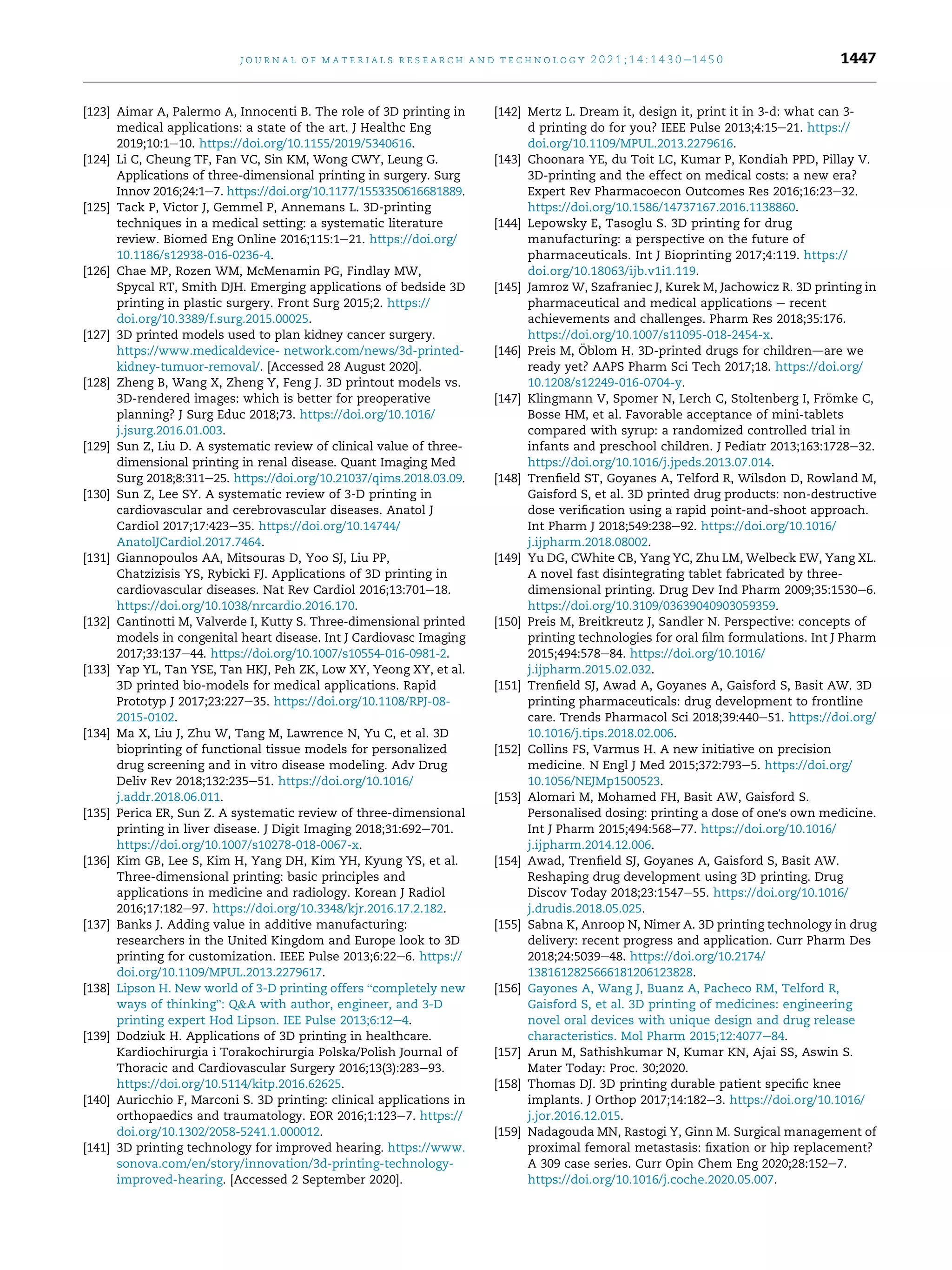 3D printing technology for medical applications.pdf | Biotech and Biomedical Industry | Industries