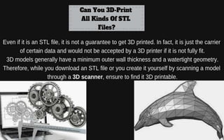 3D Printing: What To Know About STL Files | PPT
