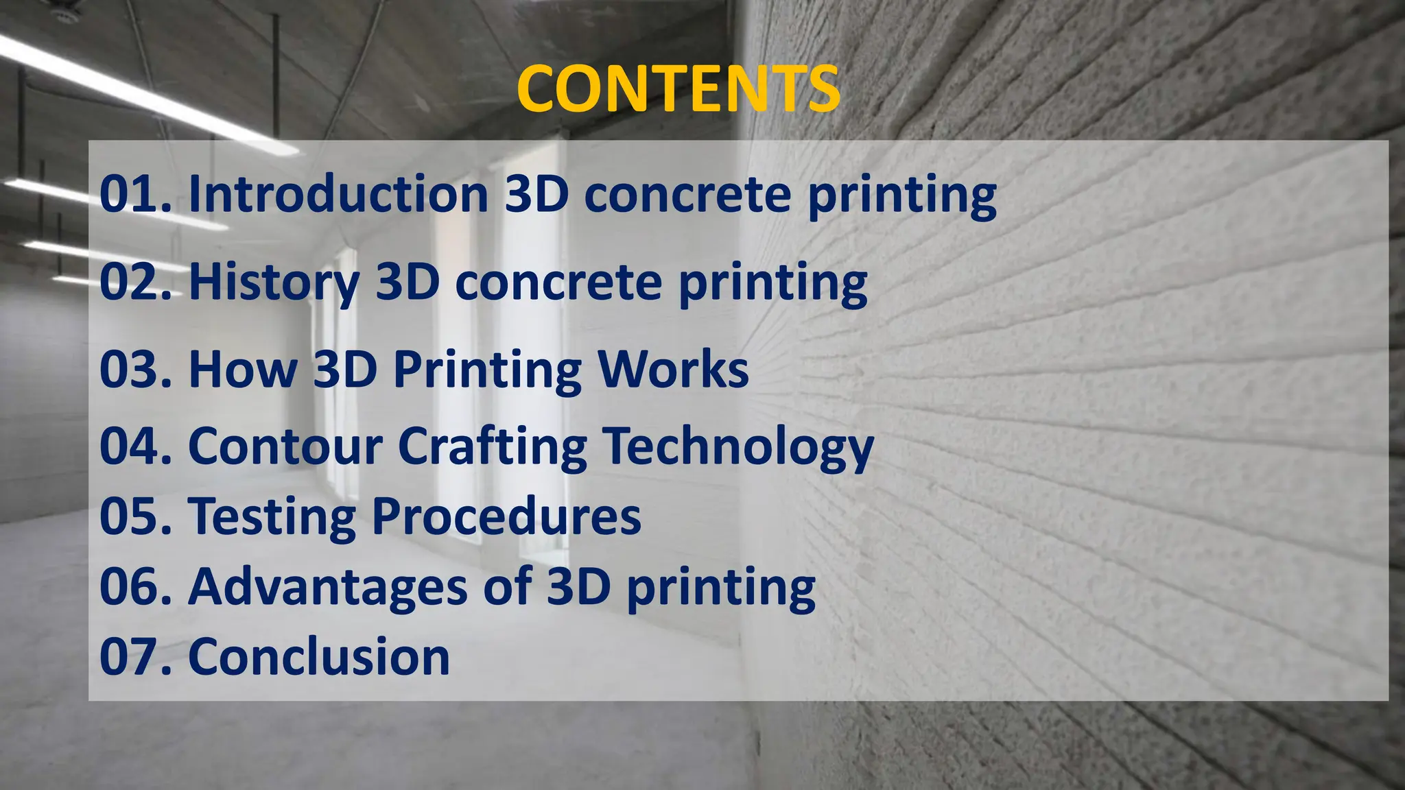 3D PRITING TECHNOLOGHY IN BUILDING CONTRUCTION.ppt | 3-D Graphics ...