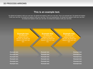 3D Process Arrows (for PowerPoint and Google Slides) | PPTX