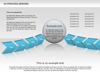 3D Process Arrows (for PowerPoint and Google Slides) | PPTX