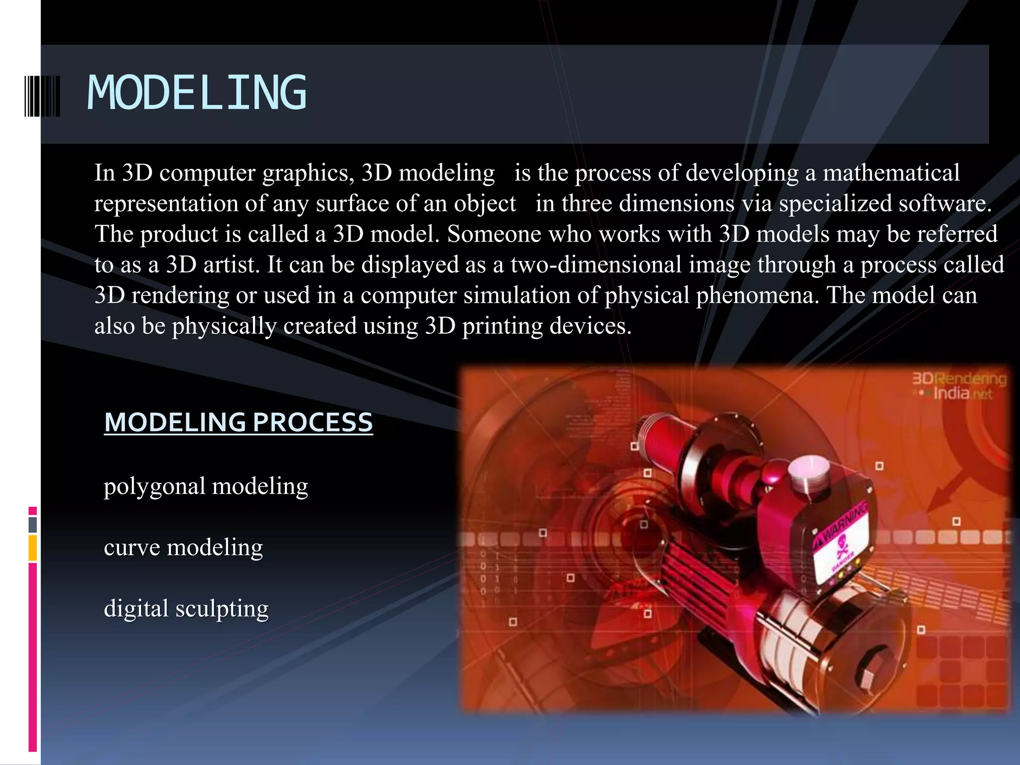 3 d product modeling & rendering | PPTX