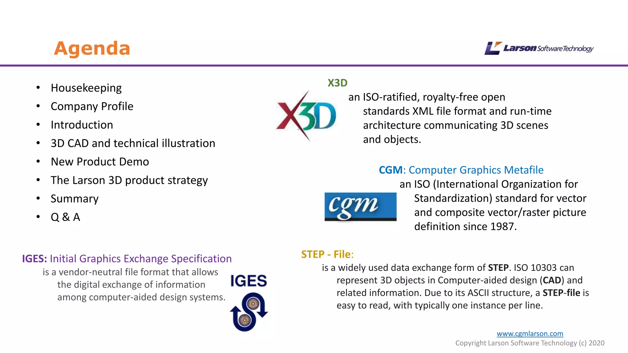 Larson 3D Product Strategy 2020 | PPTX