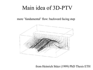 3D-PTV - Particle Tracking Velocimetry | PPT