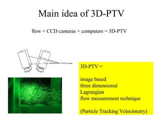 3D-PTV - Particle Tracking Velocimetry | PPT
