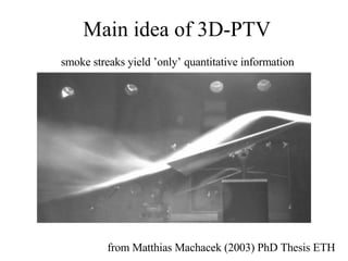 3D-PTV - Particle Tracking Velocimetry | PPT