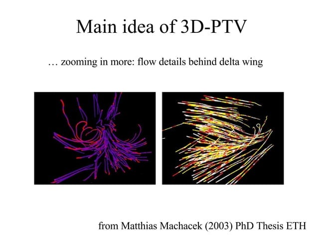 3D-PTV - Particle Tracking Velocimetry | PPT | 3-D Graphics | Computer ...