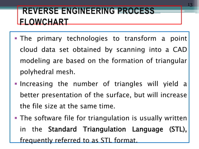 3D PRINTING - REVERSE ENGINEERING | PPTX