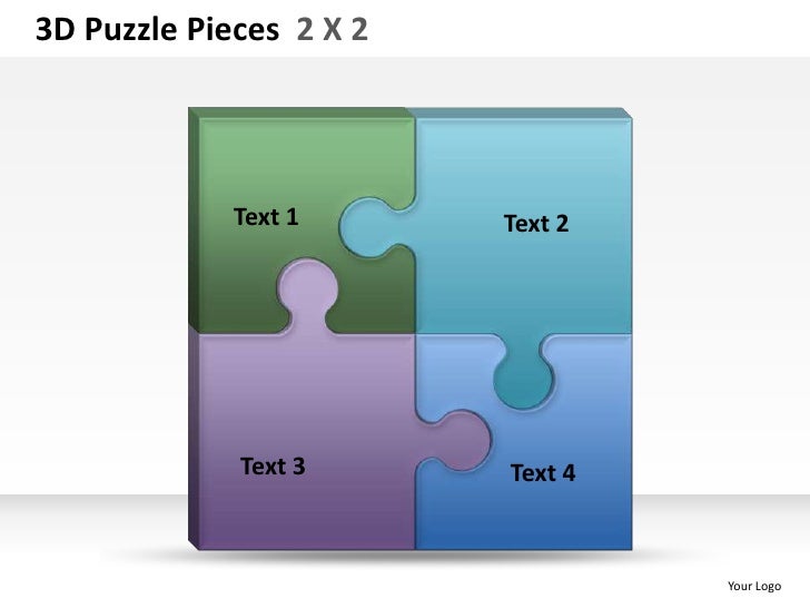 3d Puzzle Pieces 2 X2 Powerpoint Presentation Templates 3d Puzzle Pieces 2 X2 Powerpoint Presentation Templates