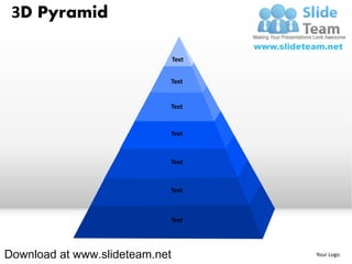 3 d pyramid powerpoint presentation slides and ppt templates | PPT