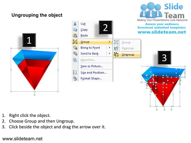 3d pyramid stacked shapes chart inverted powerpoint ppt templates. | PPT