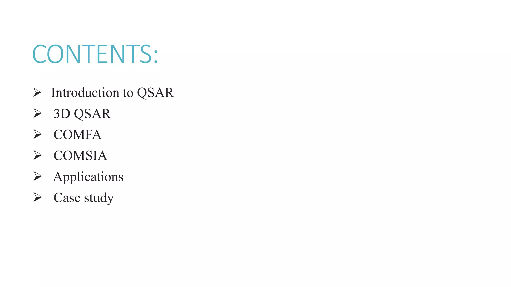 3d qsar | PPTX