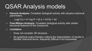 3 D QSAR Approaches and Contour Map Analysis | PPTX
