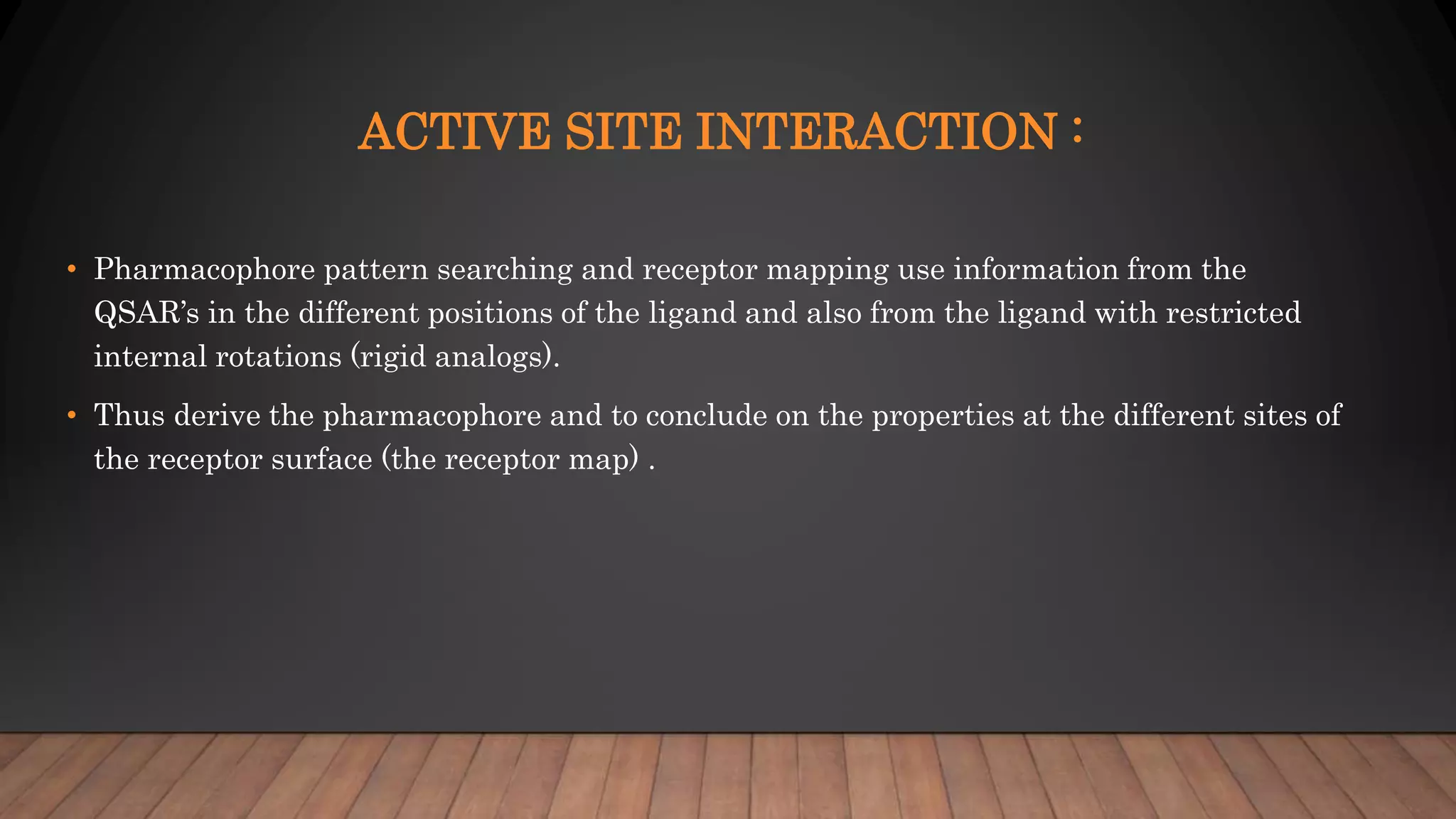 3 d qsar approaches structure | PPTX