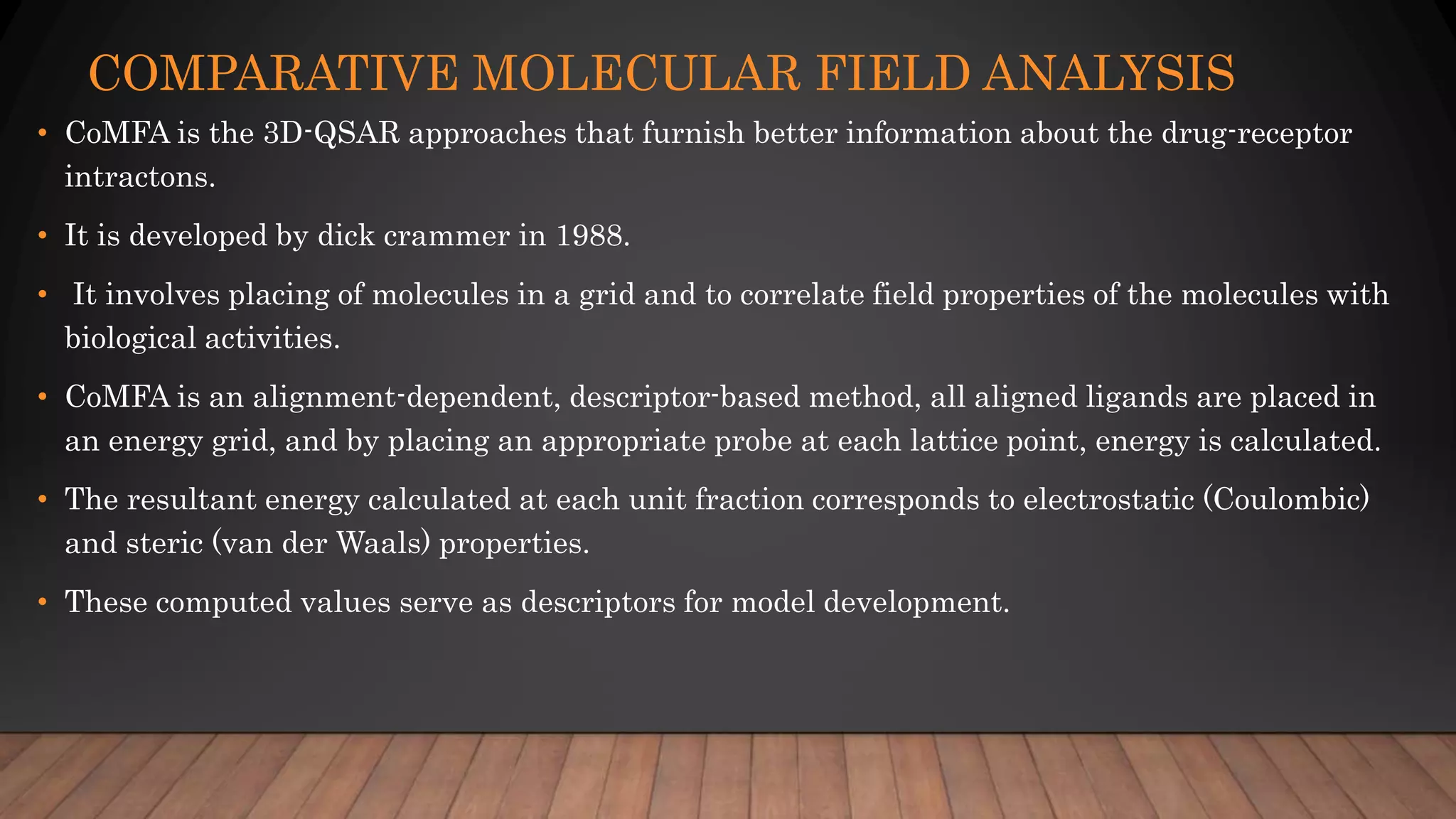 3 d qsar approaches structure | PPTX