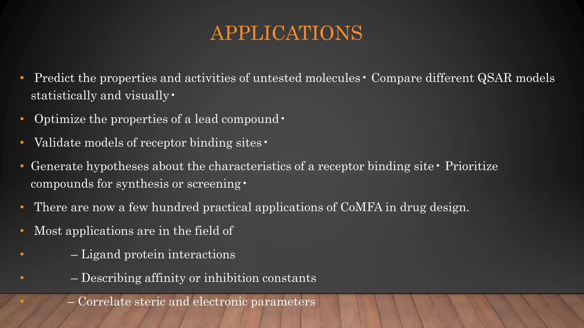 3 d qsar approaches structure | PPTX