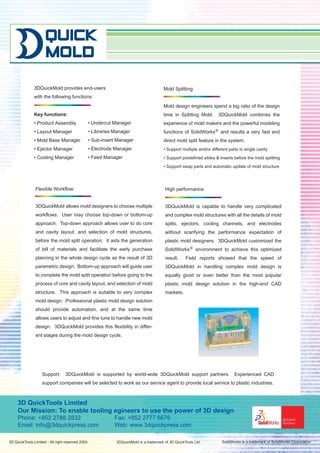 3 d quickmoldbrochuresa4 | PDF
