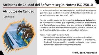 Tema N° 7 Atributos de Calidad del Software según Norma ISO 25010 | PDF