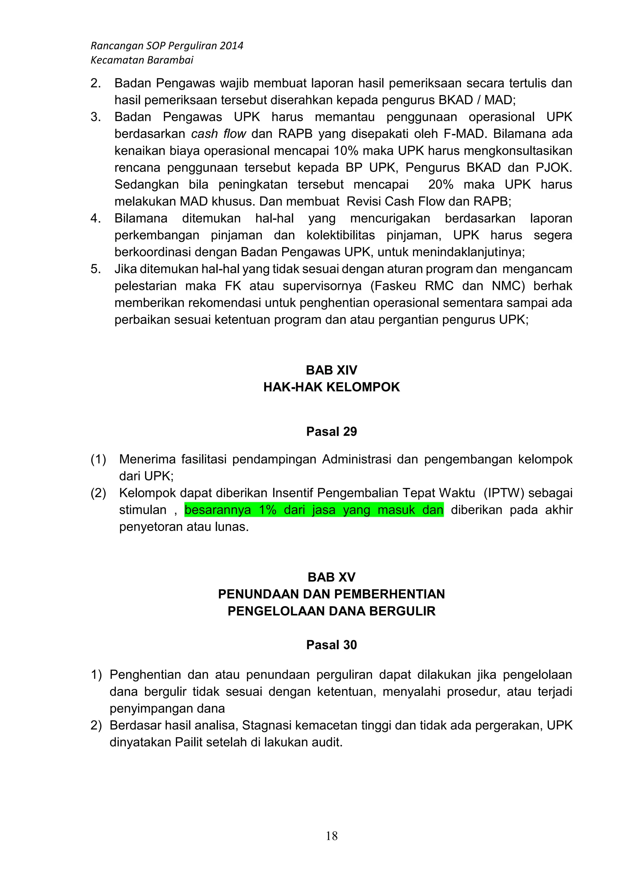 3 draft sop perguliran | PDF
