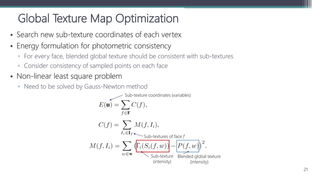Color And 3d Semantic Reconstruction Of Indoor Scenes From Rgb D Stream Ppt