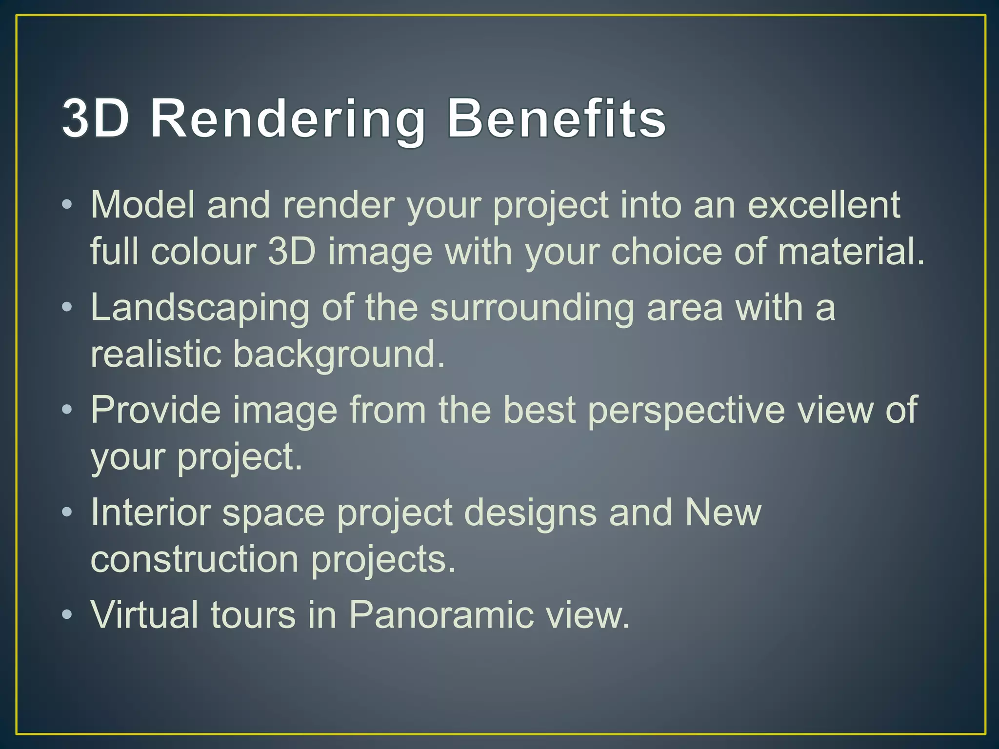 3D Rendering | 3D Architectural Rendering | 3D Render | PPT