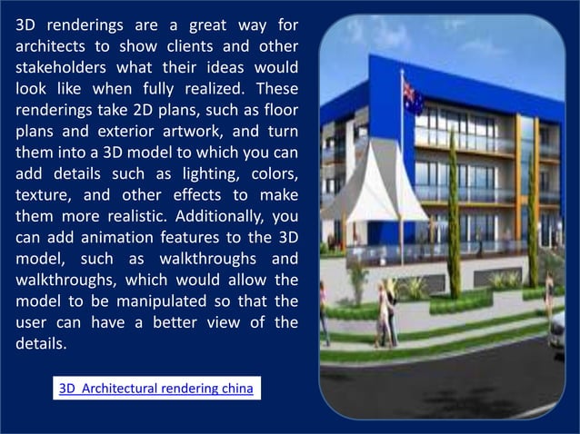 3d rendering outsource | PPT