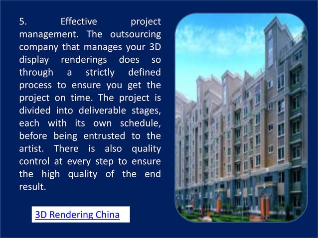 3d rendering outsource | PPT