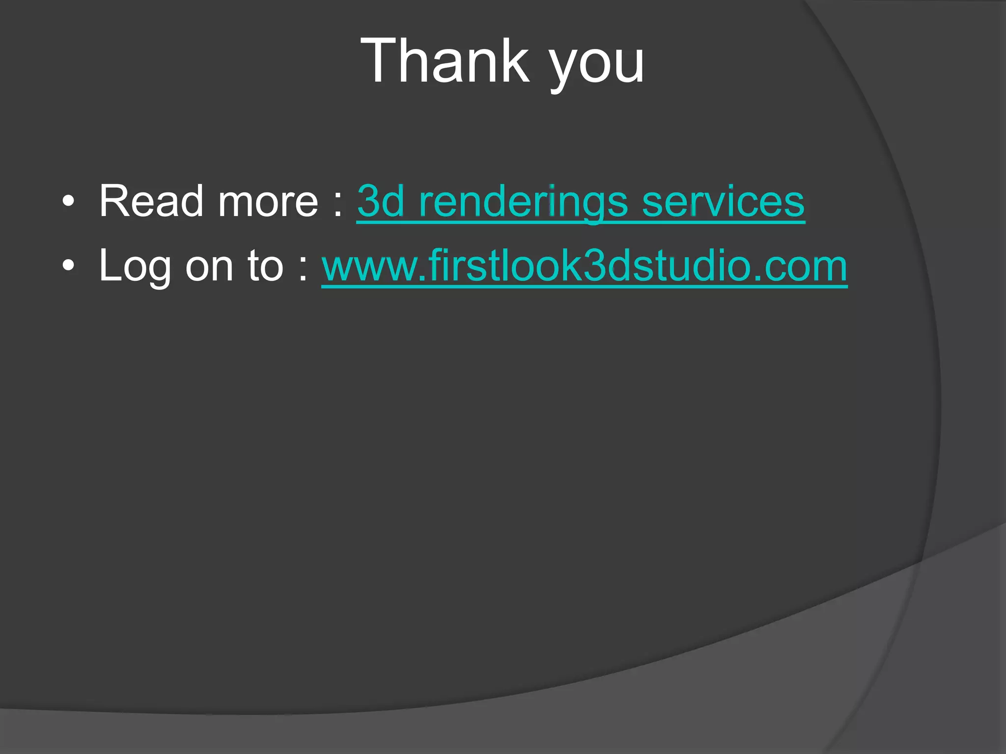 firstlook 3d studio | PPTX
