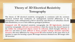 3d resistivity imaging technique | PPTX