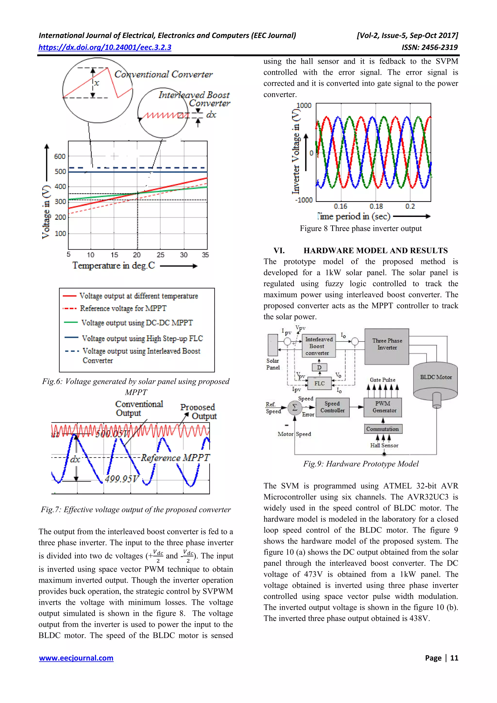 Drive Applications of Fuzzy Logic Controlled Interleaved Boost Converter for Maximum Power Point ...