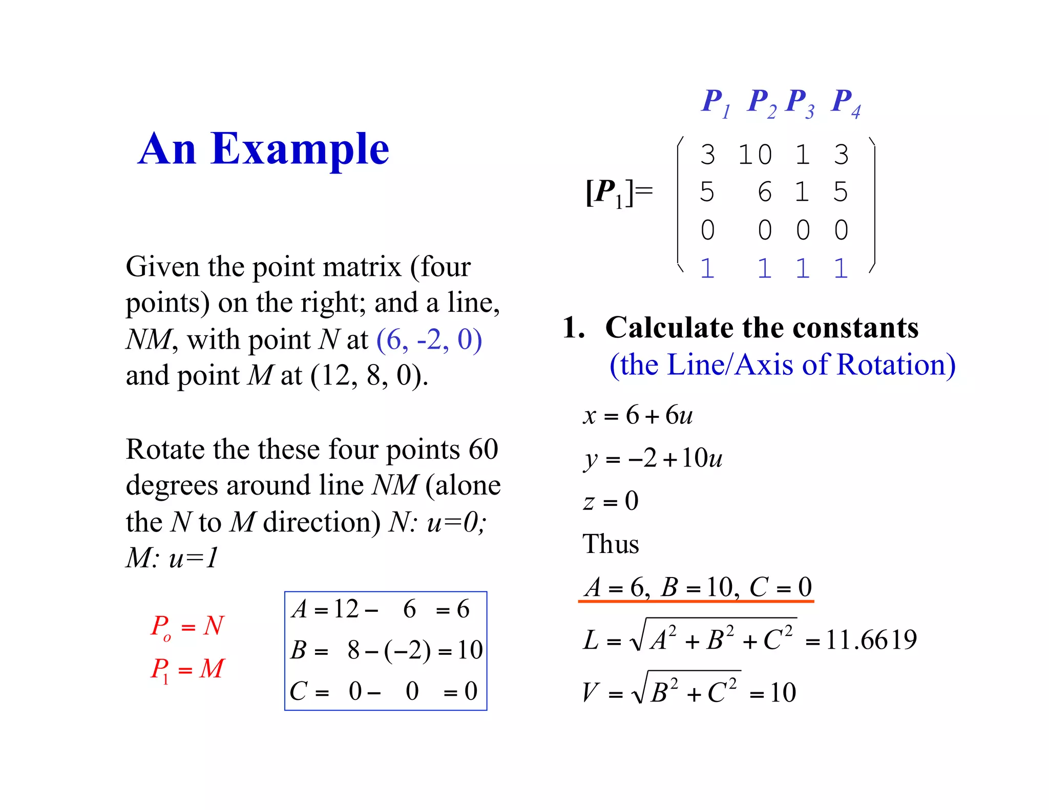 3 d rotation about an arbitary axix | PDF