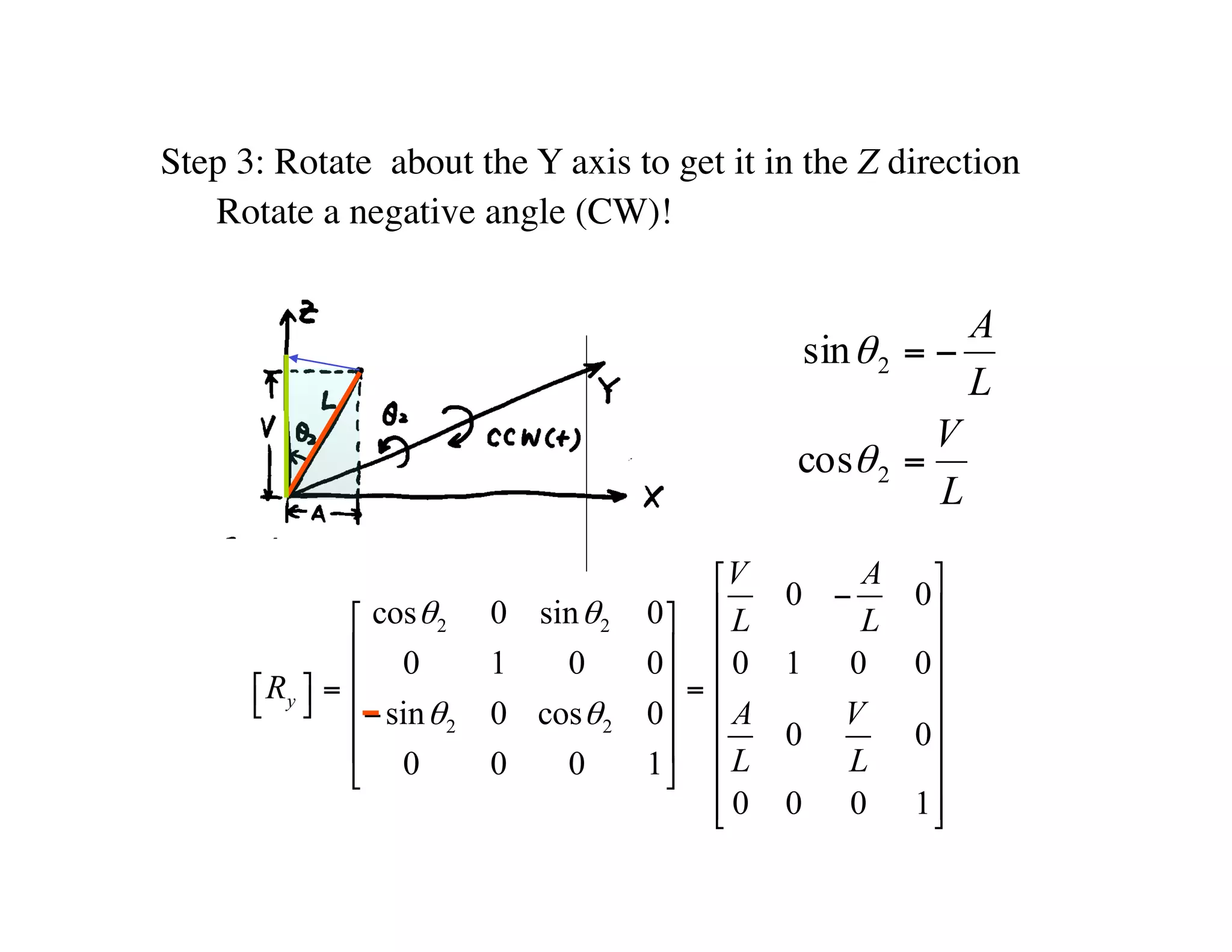 3 d rotation about an arbitary axix | PDF