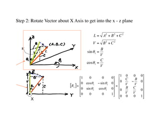 3 d rotation about an arbitary axix | PDF