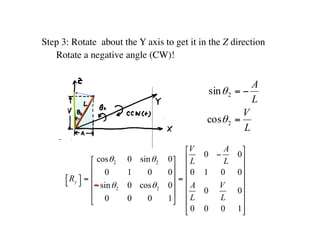 3 d rotation about an arbitary axix | PDF