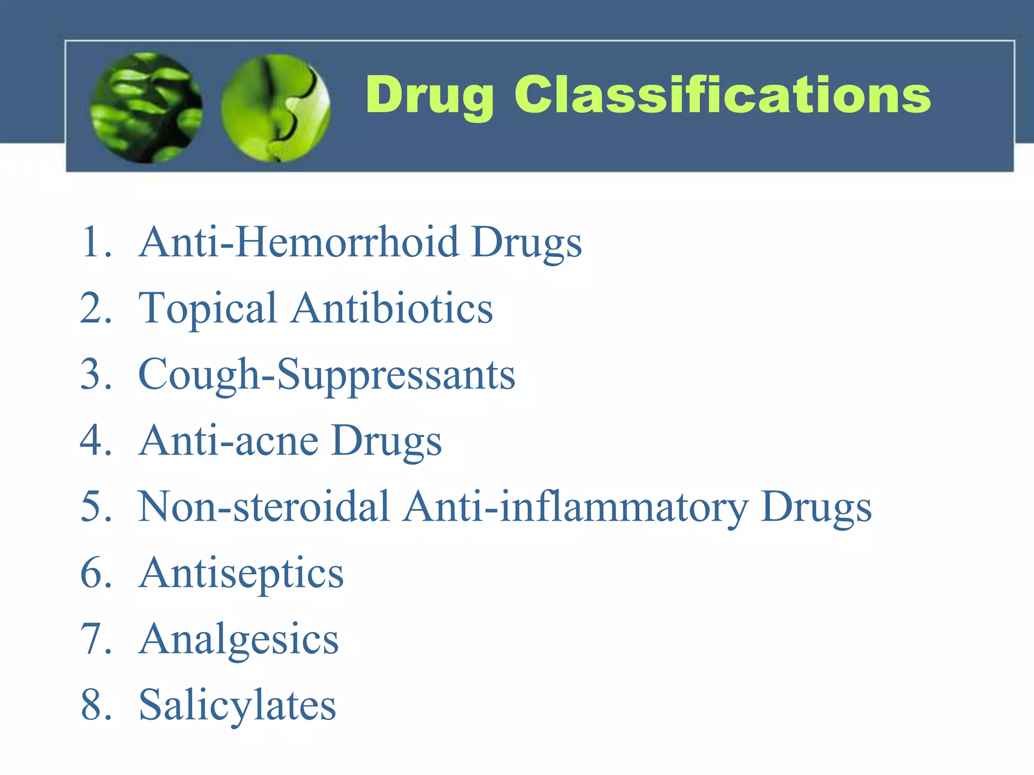 Classification of drugs | PPTX