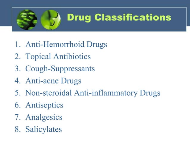 Classification of drugs | PPTX
