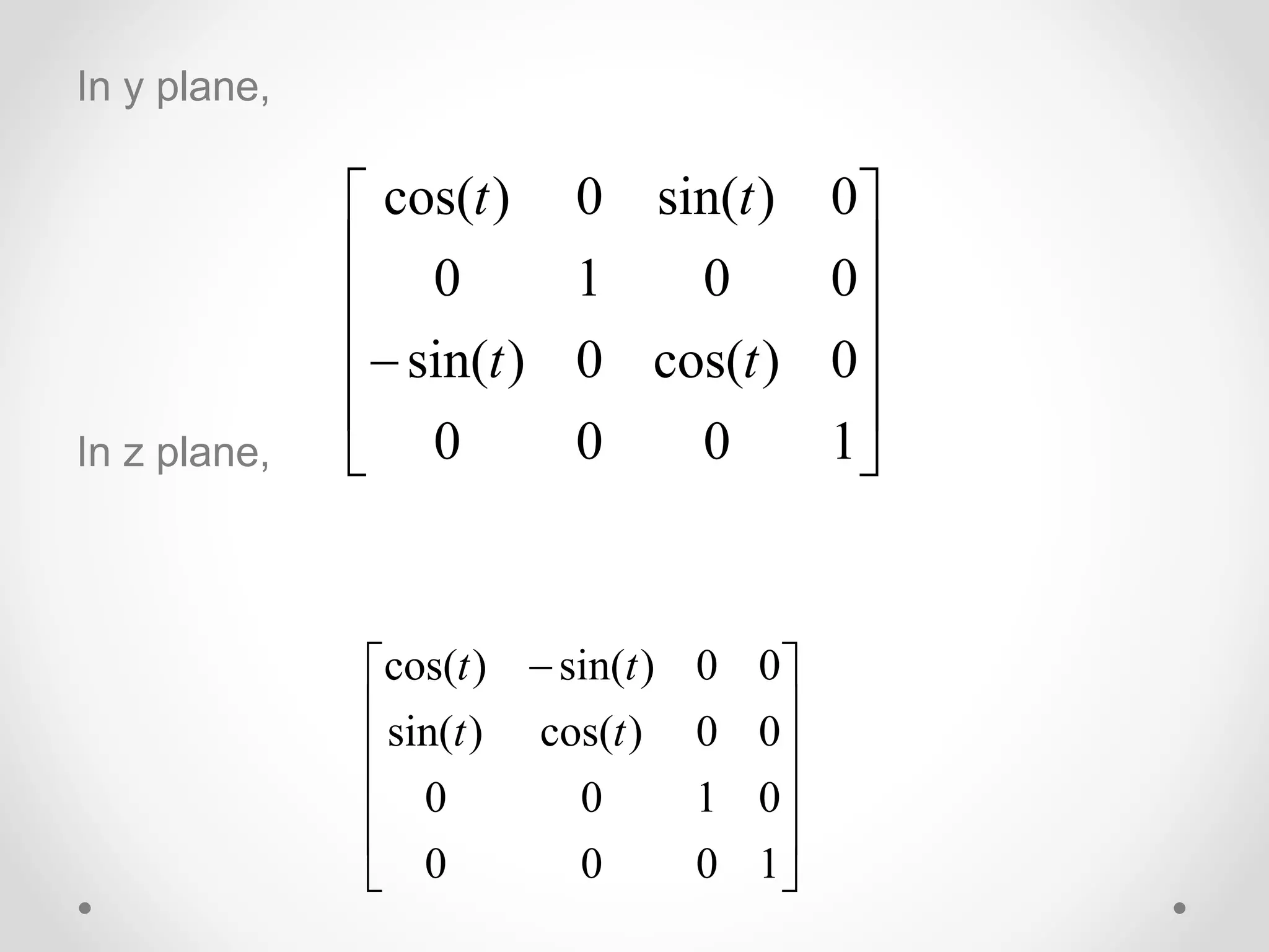 3 d scaling and translation in homogeneous coordinates | PPTX