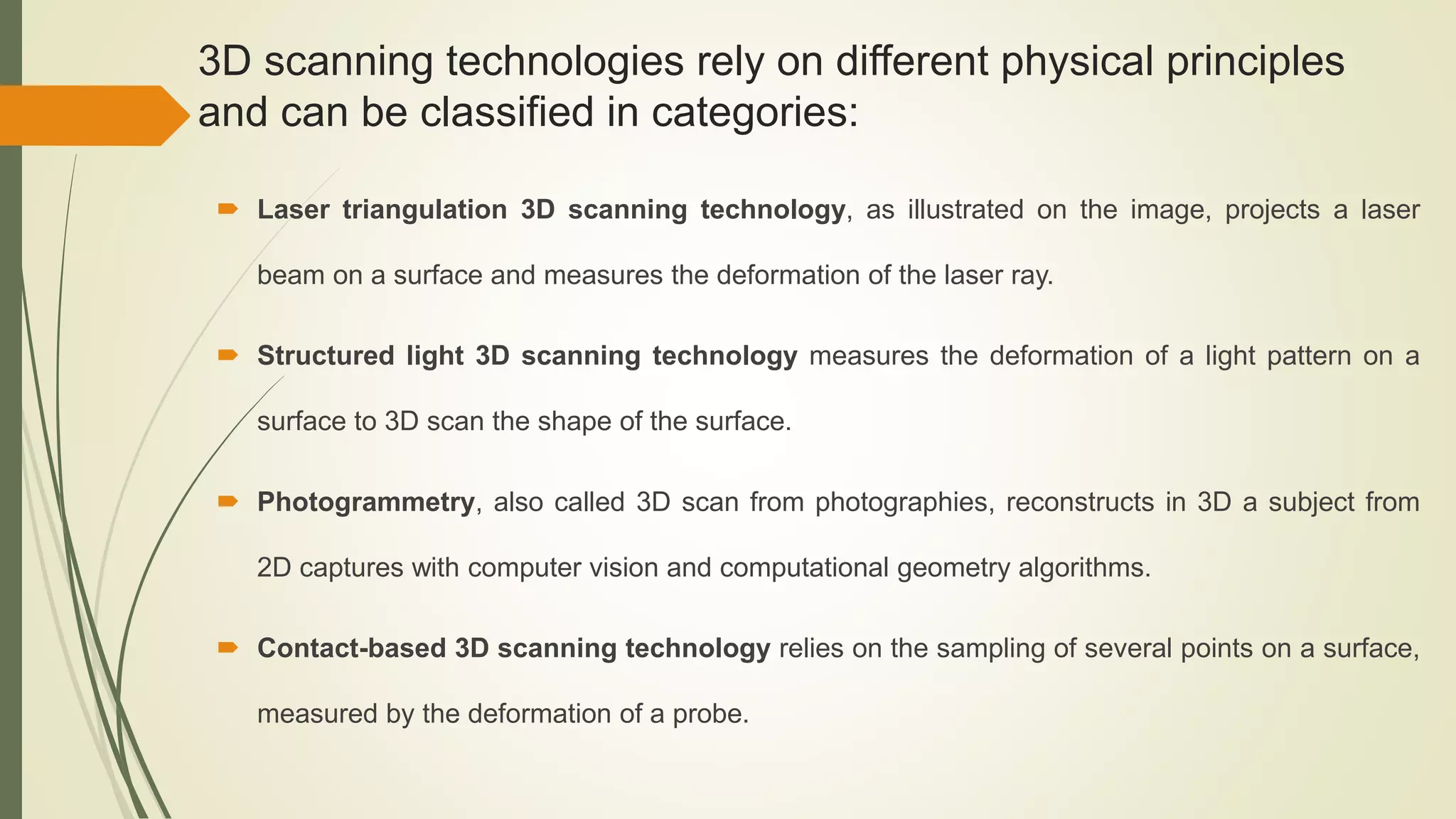 3 d scanning technology | PPTX
