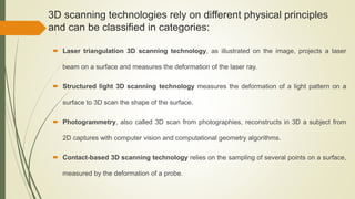 3 d scanning technology | PPTX