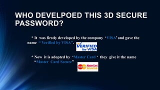 3 d secure pin (1) | PPT