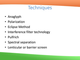 Seminar on 3D Technology | PPTX