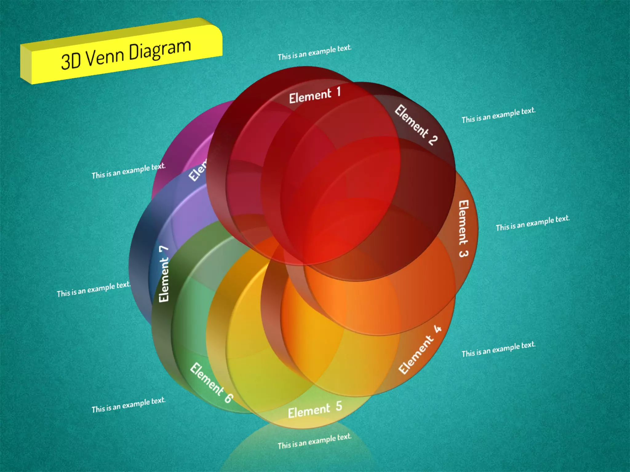 3D Set Diagram for PowerPoint by PoweredTemplate.com | Computer ...
