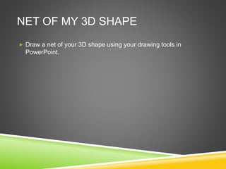 3 d shape assessment powerpoint | PPTX