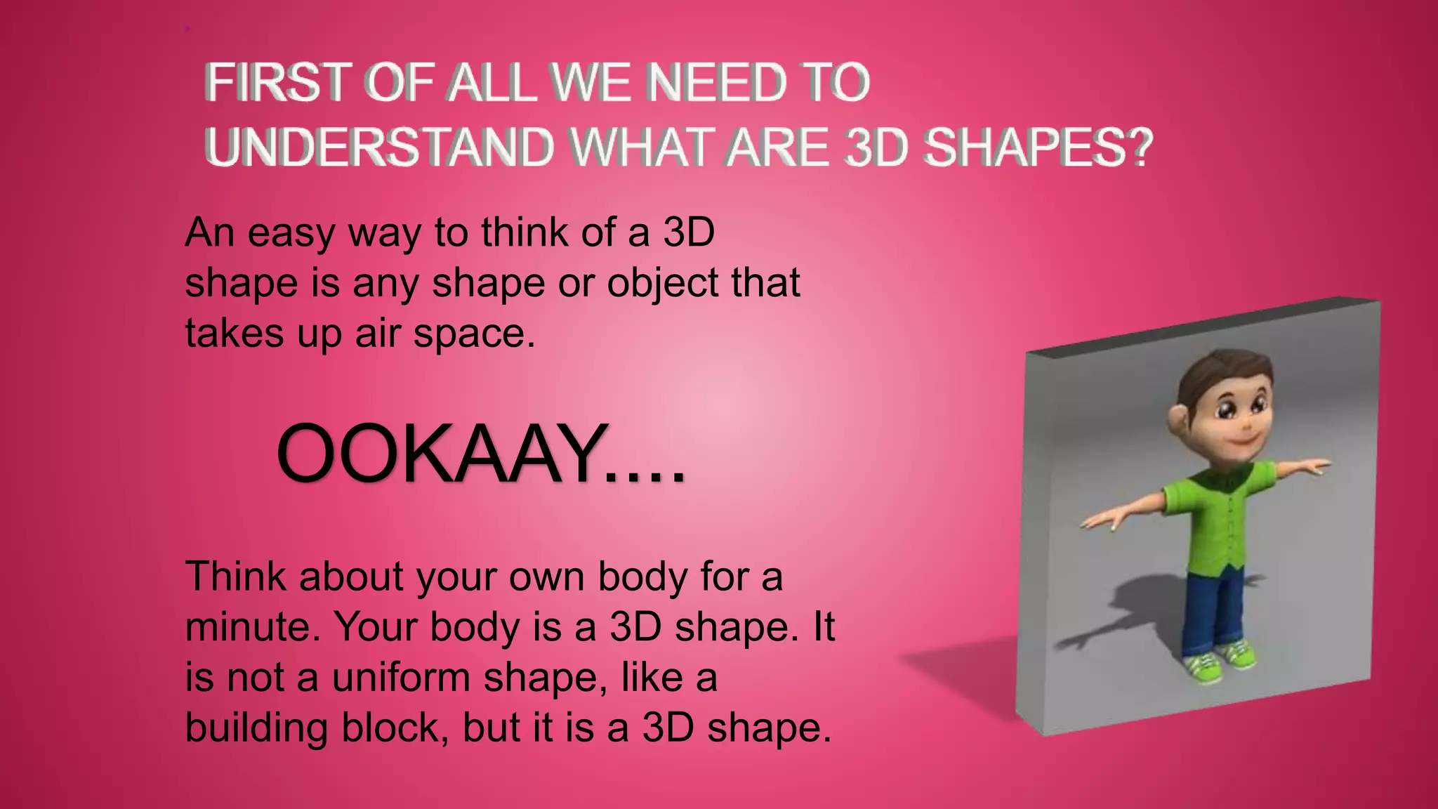 3 d shapes | PPT